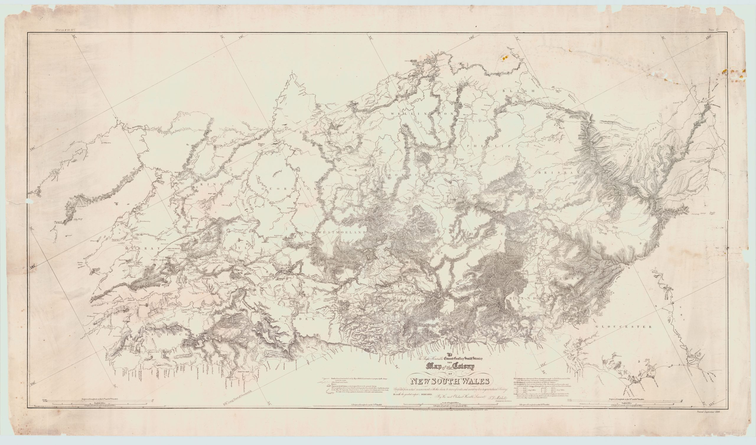 Map of the Colony of NSW - Deaf History Collections